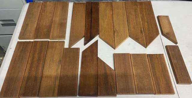 Merbu Timber Decking Offcuts 90mm 70mm 300mm 200mm - Building Materials ...