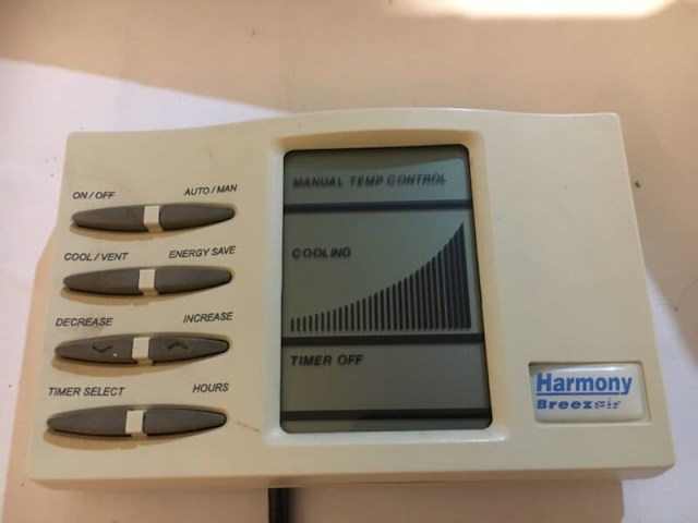 BREEZAIR EVAPORATIVE COOLER AIR CONDITIONER WALL CONTROL. - Air ...