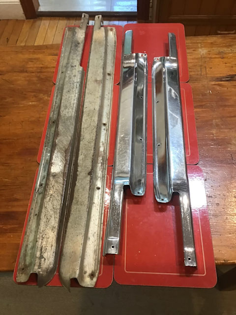 HOLDEN HQ HJ HX HZ SET OF 4 DOOR SCUFF PLATES VGC USED | Auto Body ...