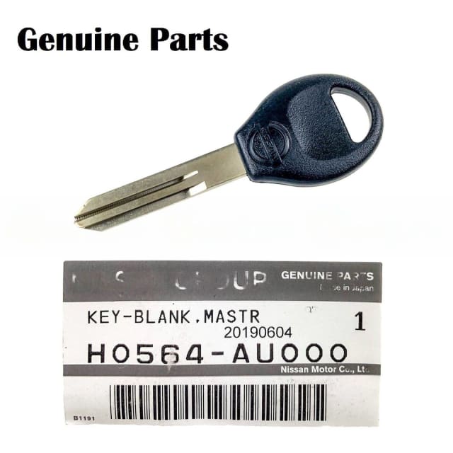 GENUINE Master Key Blank FOR Nissan Silvia S15 Skyline R34 GT-T GTR GT ...