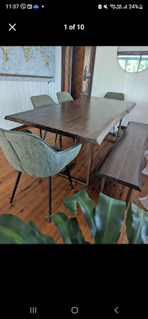 Castlery Dining Set Table with bench and chairs - Dining Tables in ...