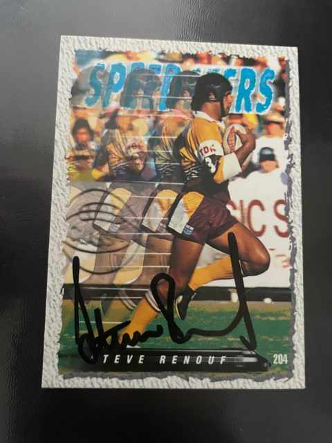 Nrl 1995 Steve Renouf signed speedsters card - Collectables in ...