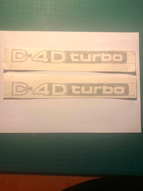 4D turbo stickers x2 for Toyota Prado turbo diesel | Other Parts ...