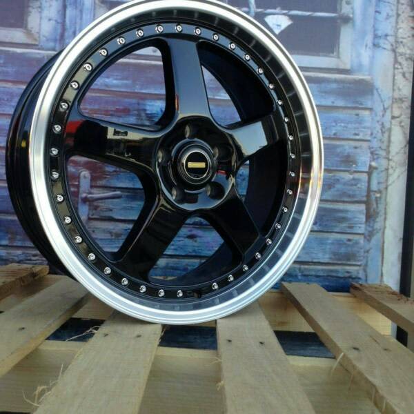 18 inch FORGEAUTO/SIMMONS STYLE BLACK MACHINED LIP FORD FALCON | Wheels ...