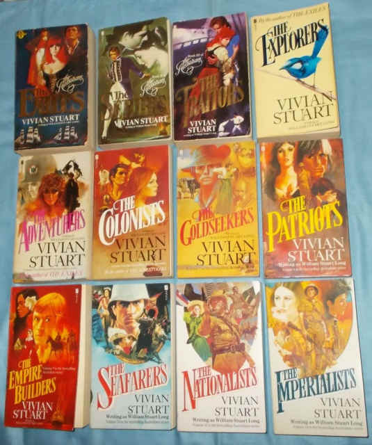 THE AUSTRALIANS Series x 12 - Vivian Stuart William Stuart Long - PB ...