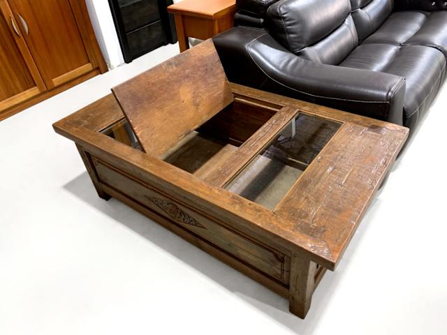 CT77 - Antique Style Vintage Coffee Table with Storage | Coffee Tables ...