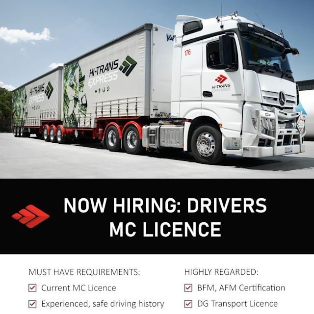 MC Linehaul Drivers(GILLMAN)(Hi Trans Express) | Road Transport ...