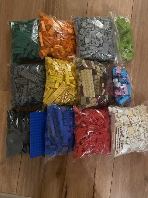 3kg Sorted LEGO PIECES. 10x300gm bags of sorted colours. - Toys ...