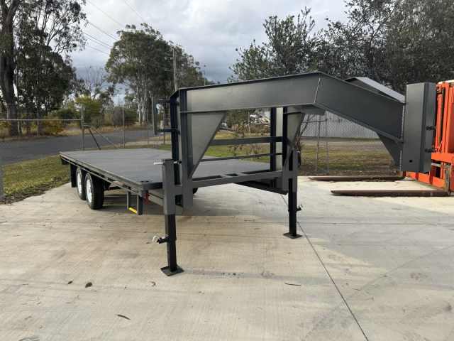 Heavy Duty 6m Flat Bed Gooseneck | Trailers | Gumtree Australia ...