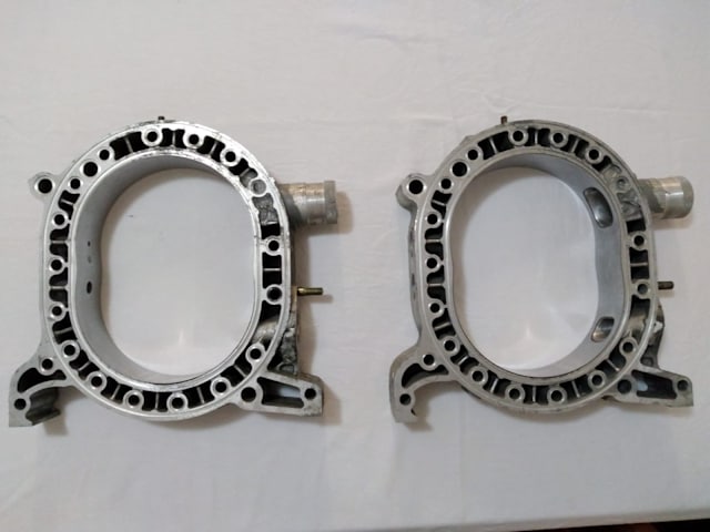 2x NOS Mazda R100 10A Twin Distributor Rotor Housings with PP mods ...
