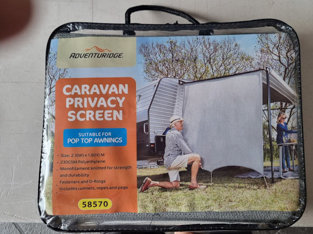 Caravan Awning Side Privacy Screen | Caravan & Campervan Accessories ...