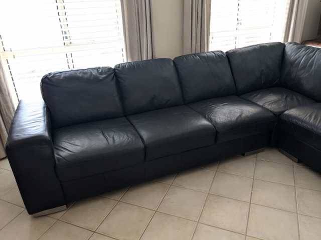 Leather Modular Lounge Suite - Sofas in Flagstaff Hill SA | Gumtree ...
