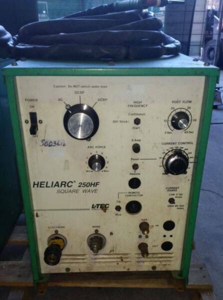 L-TEC HELIARC 250HF SQUAREWAVE AC/DC TIG WELDER - Power Tools in Lytton ...