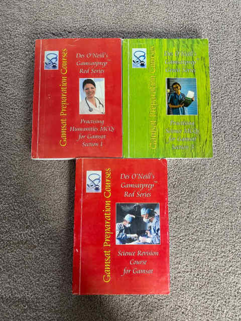 GAMSAT Preparation Materials (ACER, Des ONeil, ACE Gamsat, and more ...