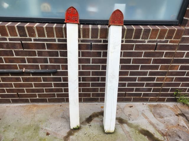 Original Vintage Cast Iron Fire Plug Post Top Marker - Other Antiques ...