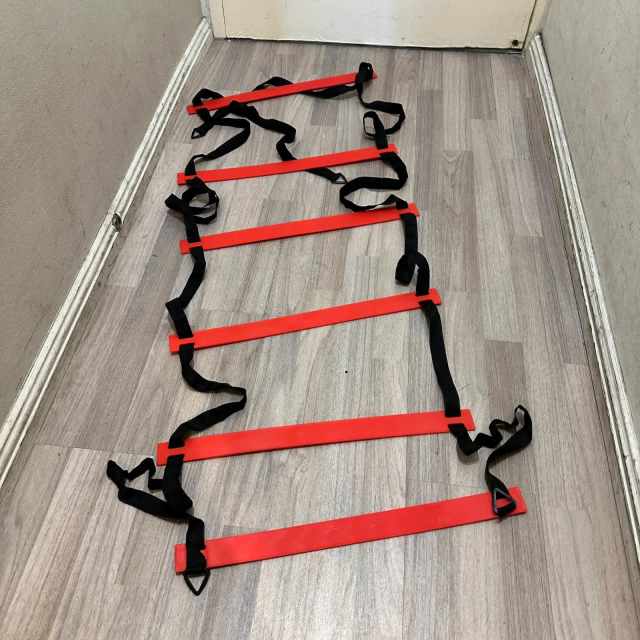 AGILITY LADDER FITNESS COMBO EXERCISE SPEED AND BALANCE TRAINING SET ...