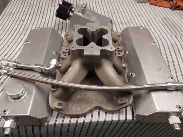 FORD V8 CLEVELAND inlet manifold and rocker covers (Alloy) 302 351 ...