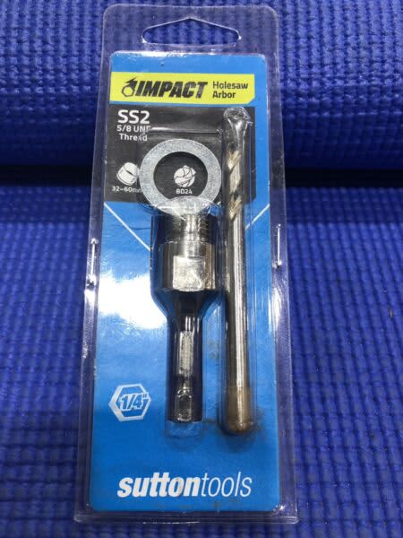 Sutton Tools 3/8" Stainless Steel Holesaw Arbor - Power Tools in ...