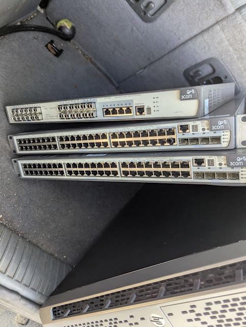 3 x 3COM ethernet and fibre switches - Modems & Routers in Queanbeyan ...