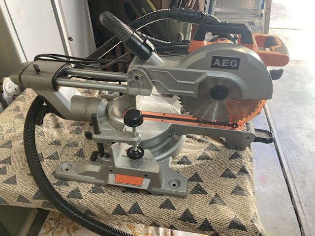 AEG Sliding Compound Mitre Saw - Power Tools in Oaklands Park SA ...