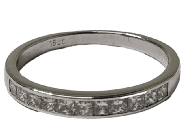 18ct White Gold Diamond Ring Size M (475284) - Women's Jewellery in ...