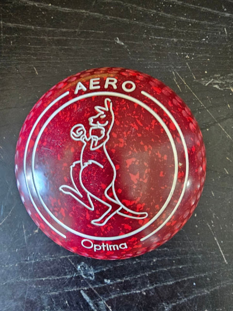 Aero OPTIMA Lawn Bowls 3H WB28 Golf Ball Grip Red Speckled - Other ...