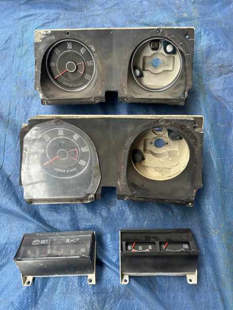 FORD FALCON XA XB GT GS GENUINE DASH CLUSTER, GUAGE SET JOB LOT | Other ...