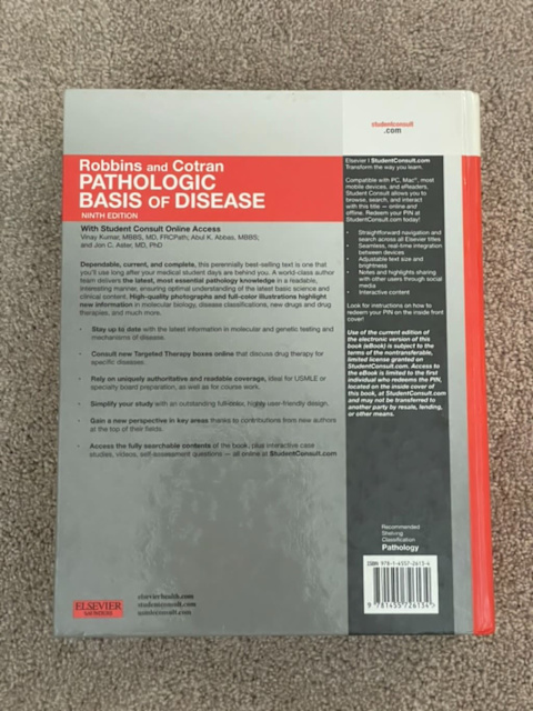 Robbins and Cotran Pathologic Basis of Disease - Textbooks in Bellevue ...