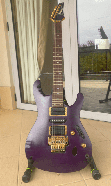 Ibanez EGEN18 Prestige Made in Japan Herman Li Purple Violet - Guitars ...