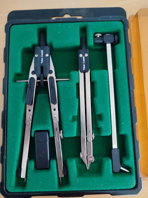 Faber Castell Ultra P Compass Set Model 40703-D Unused in original pac ...