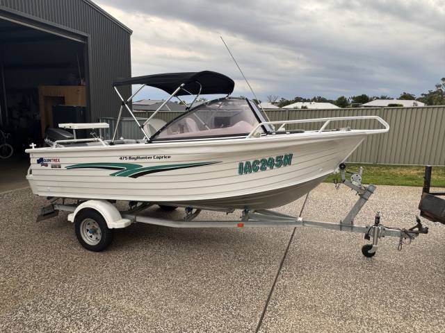 Quintrex 475 Bay Hunter Caprice | Motorboats & Powerboats | Gumtree ...