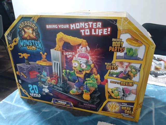 Treasure X Monster Gold - Mega Monster Lab | Toys - Indoor | Gumtree ...