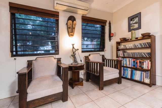 Art & Crafts/Antique/ Rare Wood Armchairs with Curved Sideboards ...