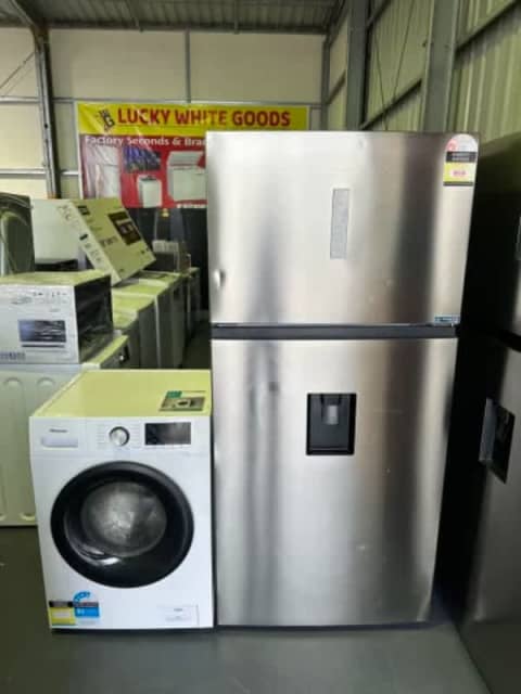 496 LITRES FRIDGE FREEZER AND HISENSE 8 KGS WASHING MACHINE | Fridges ...