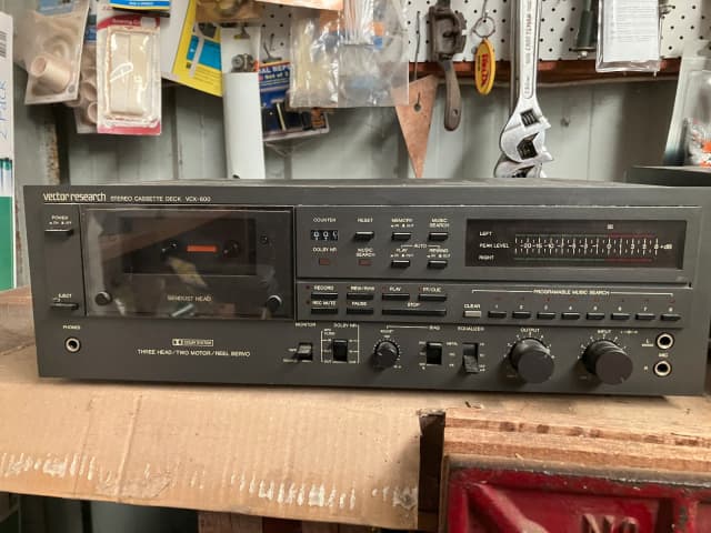 Vector Research VCX-600 Vintage 3-Head Cassette Deck - Stereo Systems ...