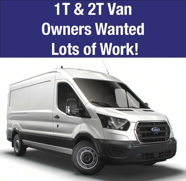 1T or 2T Van Owner-Drivers - Apply Today! | Courier, Driver, Postal ...
