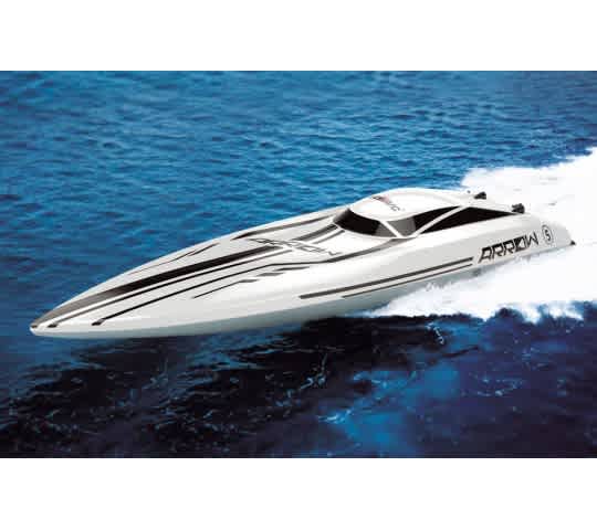 Remote control boat, very fast, 3S brushless RC boat, new with box ...