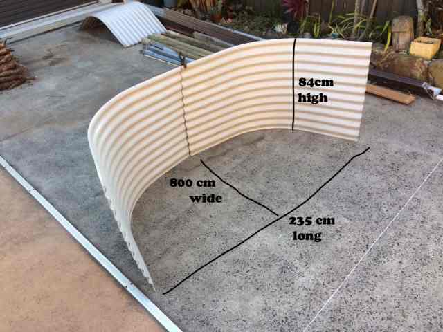 Colorbond bullnose corrugated sheets - Pots & Garden Beds in Kanahooka ...