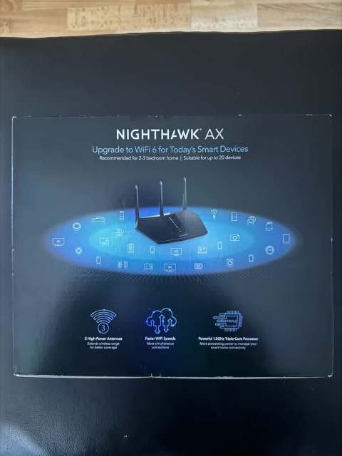 Netgear Nighthawk AX 5-Stream Dual-Band WiFi 6 Router with Armor ...