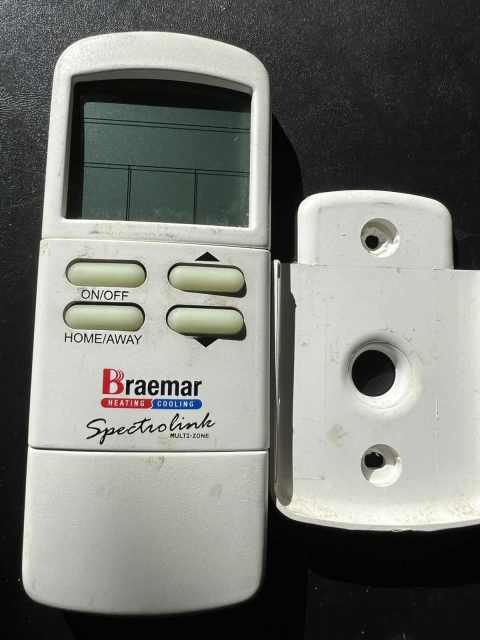 Braemar spectro link thermostat control 631073d - Air Conditioning ...