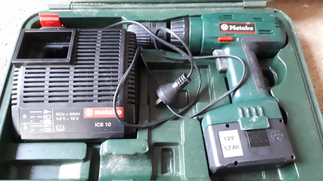 German made Metabo charger and cordless drill plus case - Power Tools ...