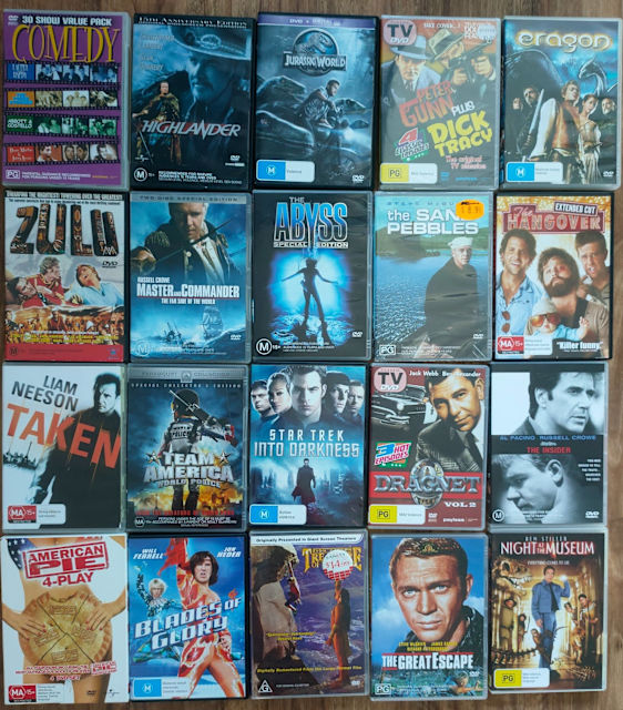 40 Assorted DVDs In Very Good Condition, Including American Pie 4-Play ...