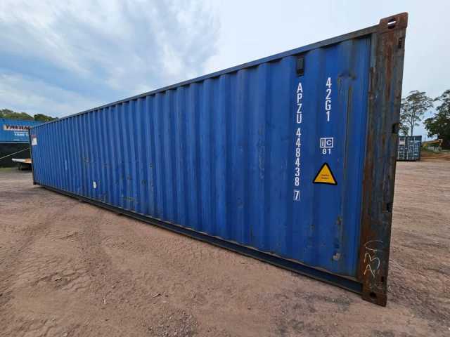 40ft Blue A Grade Standard Height Shipping Container - APZU4484387 ...