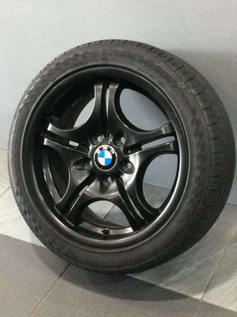 BMW 330i E46 17” STAGGERED GENUINE ALLOY WHEELS & TYRES | Wheels, Tyres ...