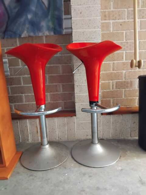 x 2 breakfast bar stools in good condition - Stools & Bar stools in Hamlyn Terrace NSW | Gumtree ...