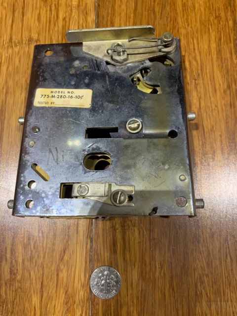 Very Rare Original US 10C pinball/arcade coin mech tested & working ...