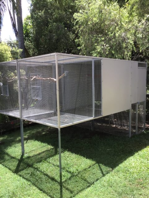 Double suspended aviary with walkway | Birds | Gumtree Australia Logan ...