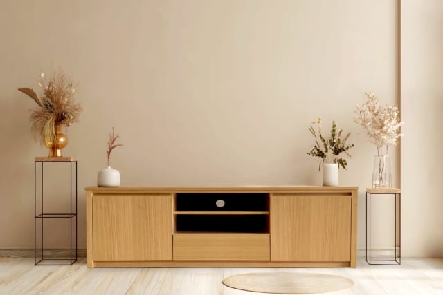 TV33 - Tasmanian Oak TV Unit | Entertainment & TV Units | Gumtree ...