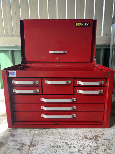 Stanley Australian Made 8 Draw Tool Chest Tool Box | Tool Storage ...