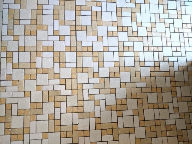 Classico Mini French Pattern Travertine Mosaic Bath Floor Tiles ...